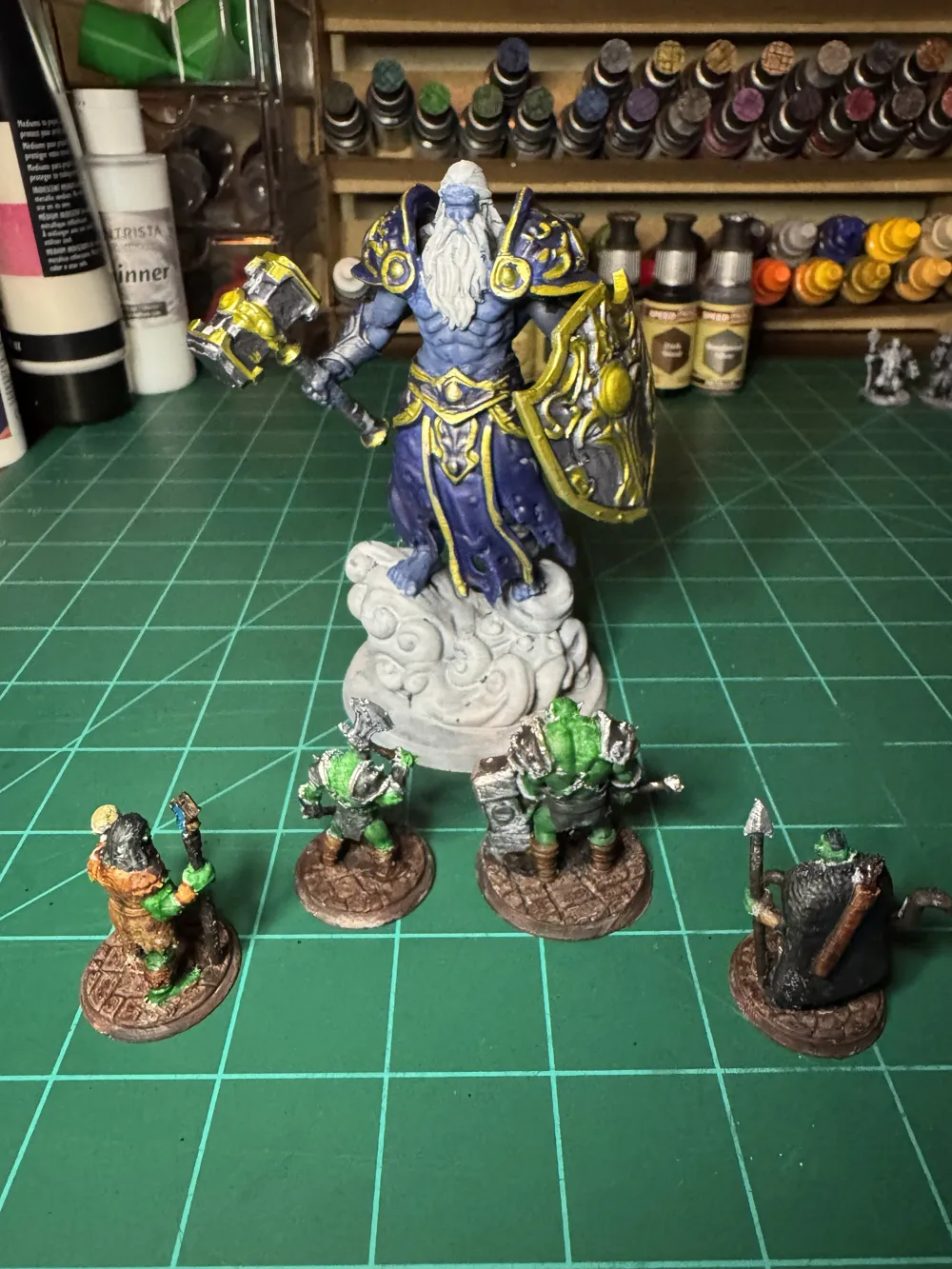 Groupe d'Orcs : Ber, Brute, Rôdeur, Démoniste DnD PF Mini par PlayerX ...