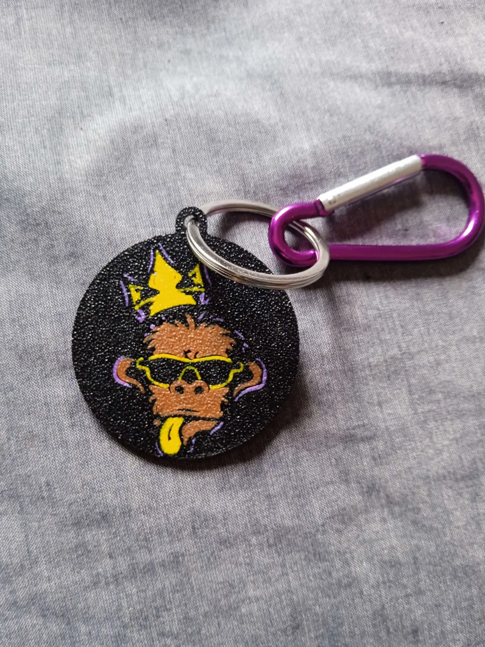 Urban King Ape Keychain FREE TO SELL !! - Free 3D Print Model - MakerWorld