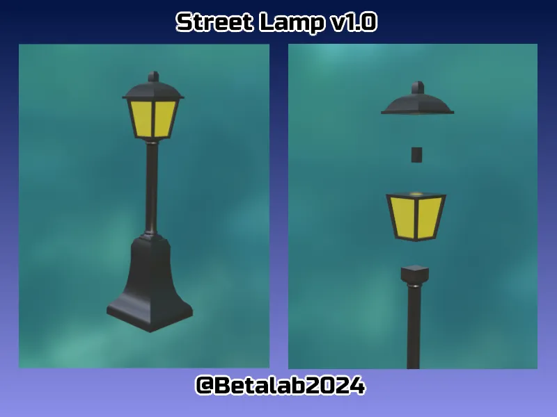 Street Lamp v1.0 by Betalab2024 - MakerWorld