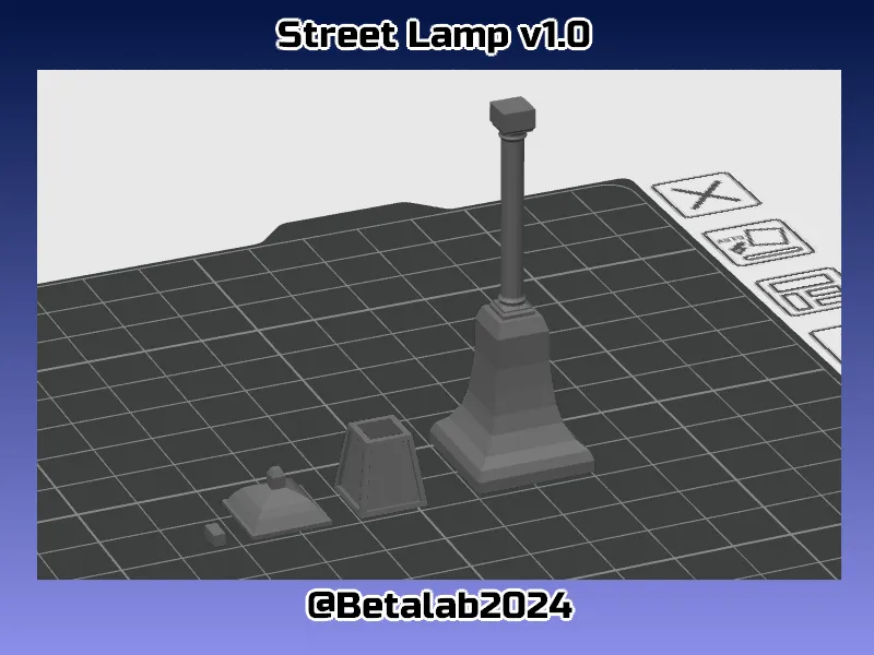 Street Lamp v1.0 by Betalab2024 - MakerWorld