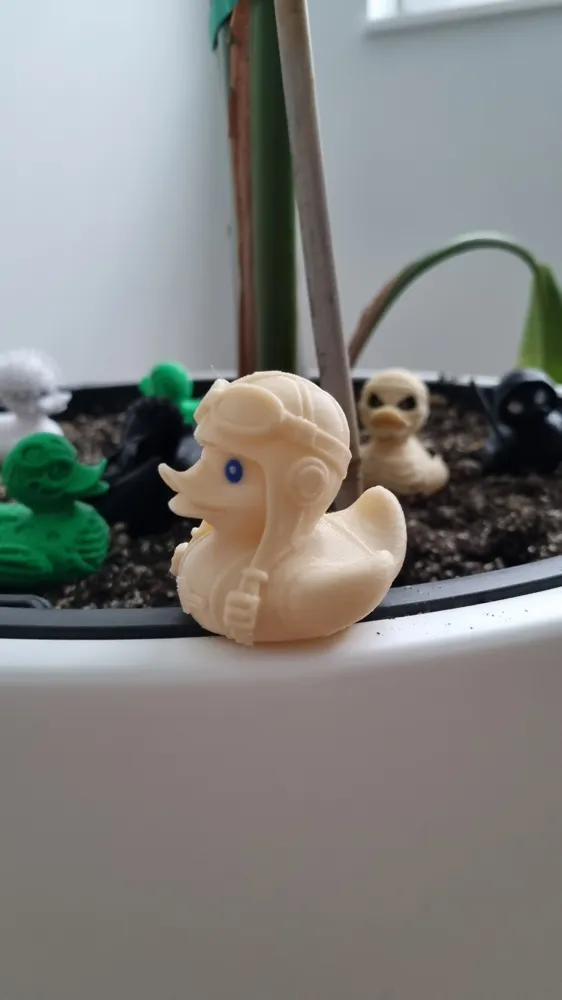 Fly Duck, Aviator Duck, Pilot Duck, Cruise Jeep - Free 3D Print Model ...