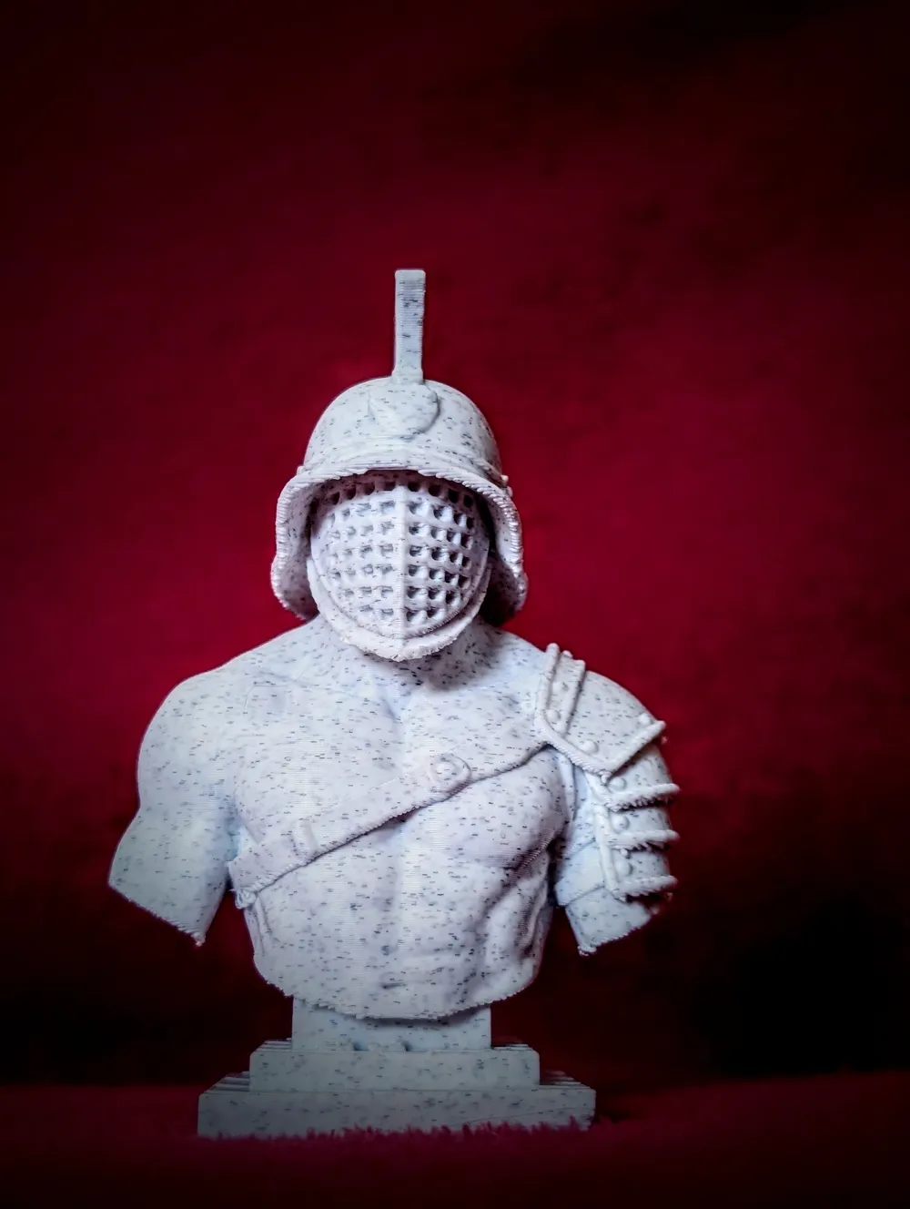 Bust sculpture of a gladiator by Dexter MakerWorld: Download Free 3D Models