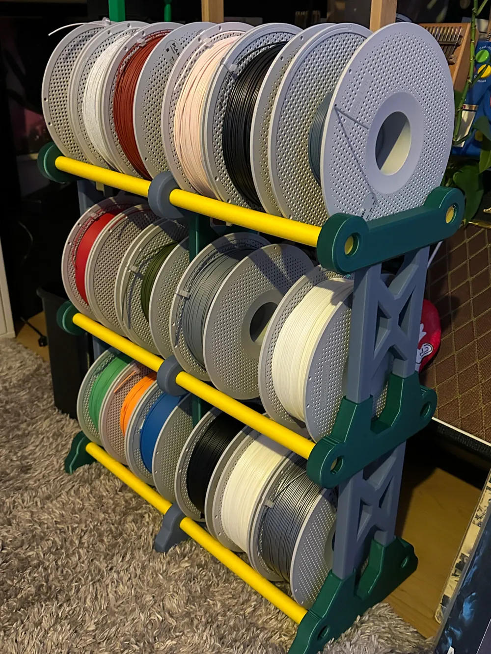 Filament Rack Dowel Remixed by Lins - MakerWorld