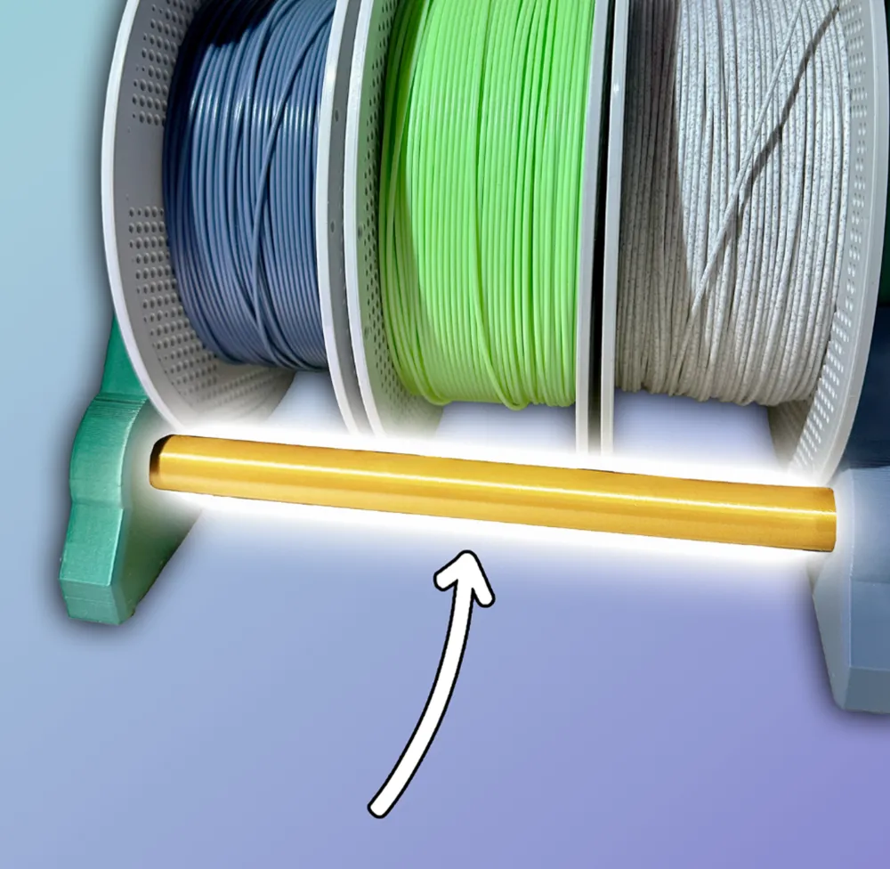 Filament Rack Dowel Remixed by Lins - MakerWorld