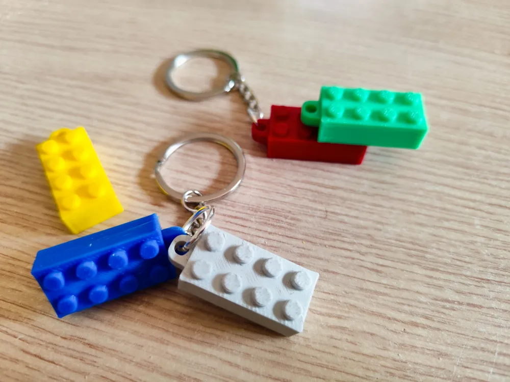 brick keychain - Free 3D Print Model - MakerWorld