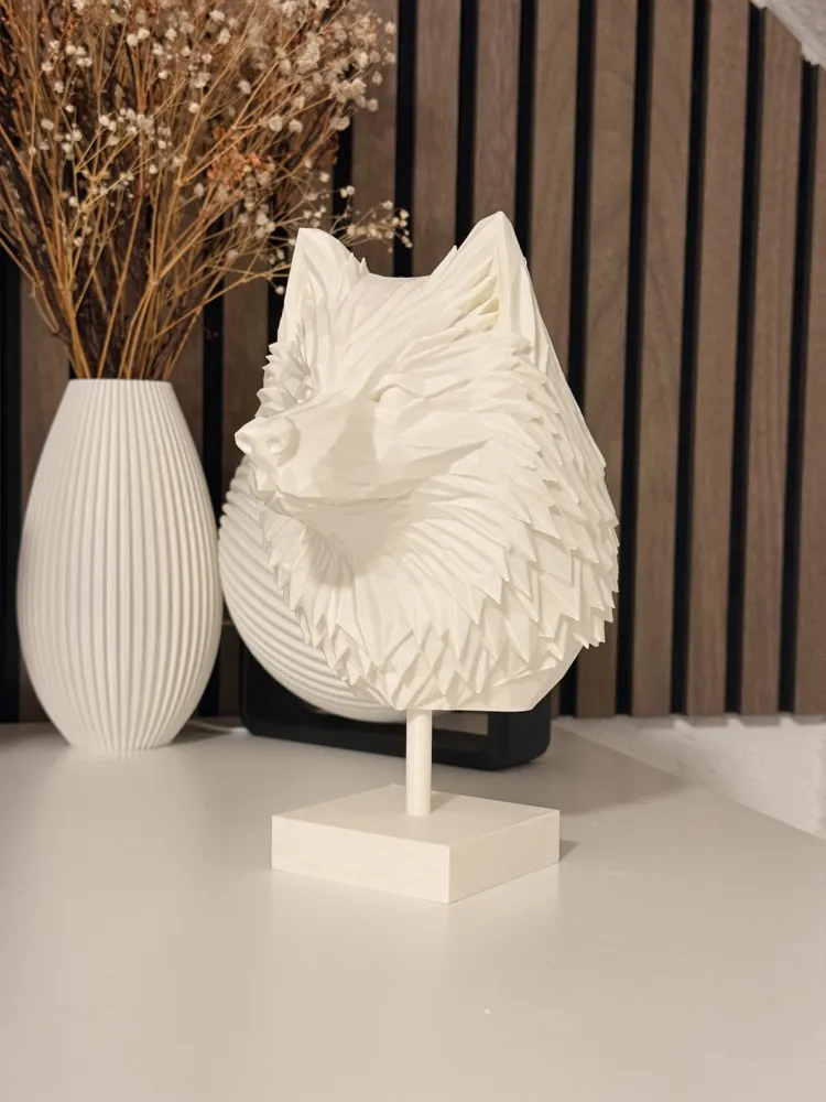 Low-Poly Dog Busts - Free 3D Print Model - MakerWorld