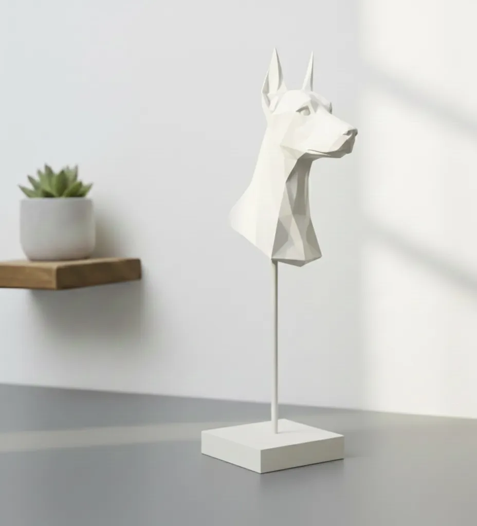 Low-Poly Dog Busts - Free 3D Print Model - MakerWorld