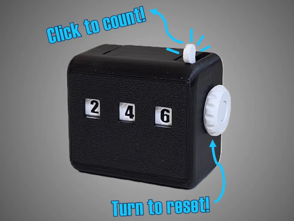 Mechanical Counter - all printed parts! by Its On My Mind MakerWorld ...