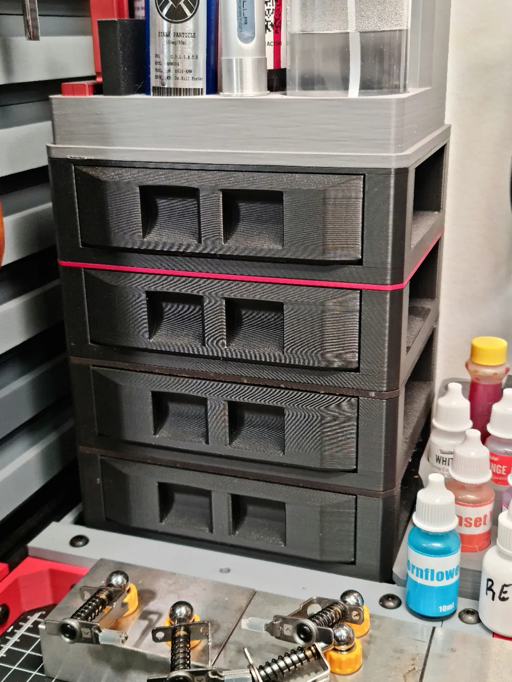 TWEEZER AND TOOL ORGANIZATION SYSTEM V3 - Free 3D Print Model - MakerWorld