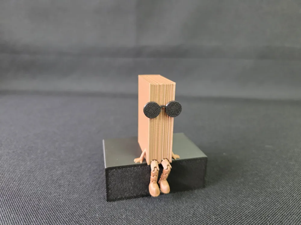 Articulated Flexi Book Buddy Gift for Teacher by Ireality MakerWorld ...