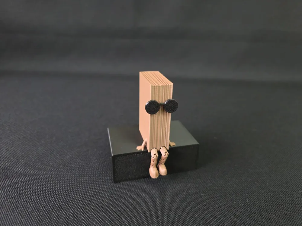 Articulated Flexi Book Buddy Gift for Teacher by Ireality MakerWorld ...