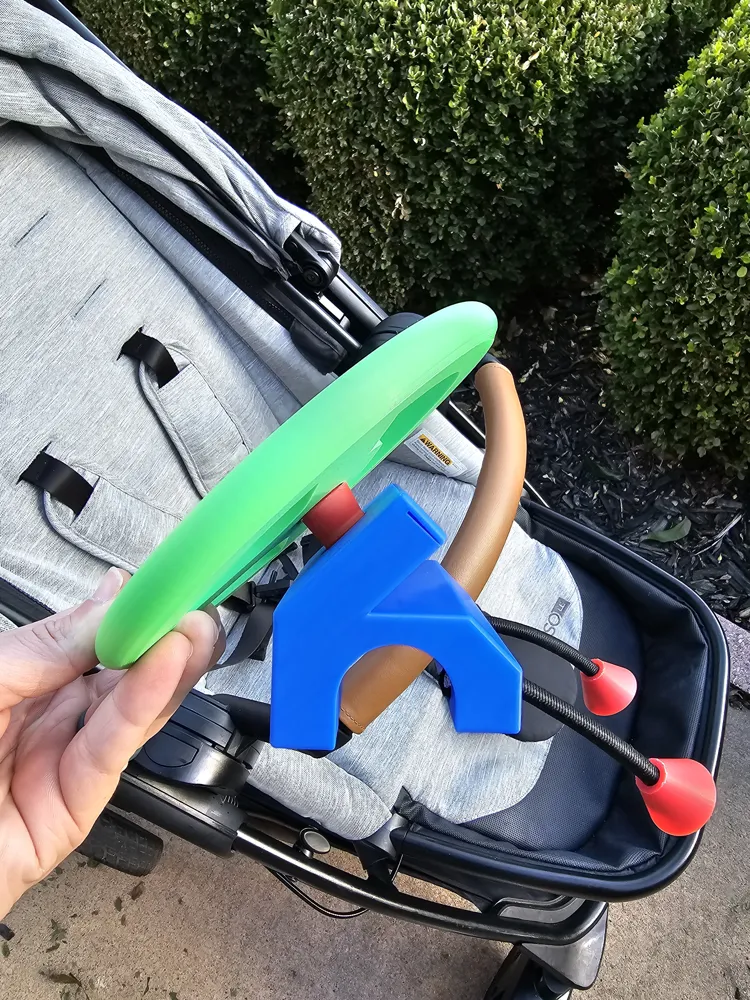 Toy Steering Wheel for Stoller/Shopping Cart V2 by Andrew Lankford ...