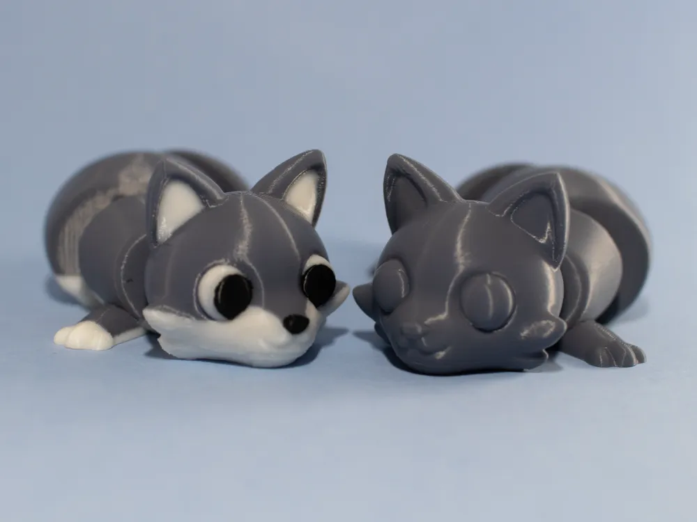 Articulated Wolf - Print in Place - Free 3D Print Model - MakerWorld