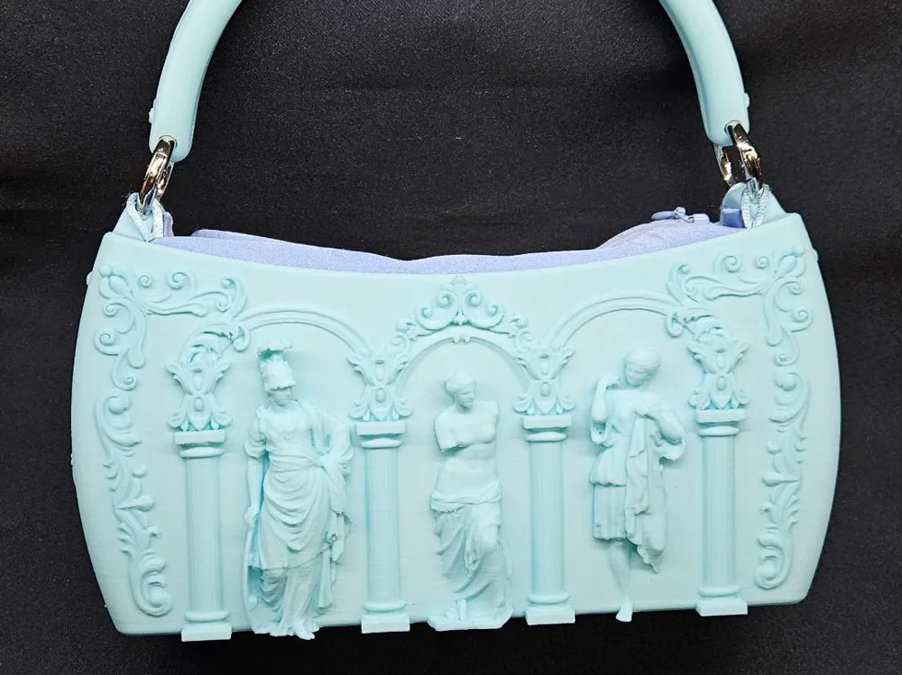 Antique womens bag - Free 3D Print Model - MakerWorld
