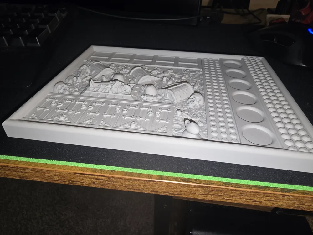 Dry Palette - Textured for Mini Painting - Free 3D Print Model - MakerWorld