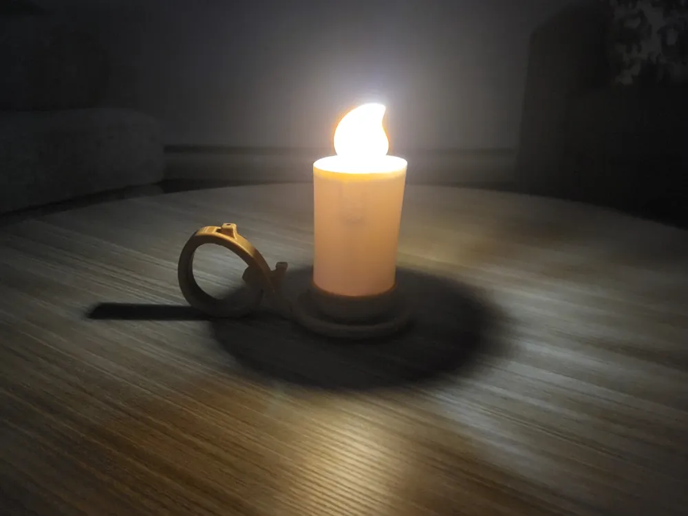 Magnetic Flame Candle by Dr Operator MakerWorld: Download Free 3D Models
