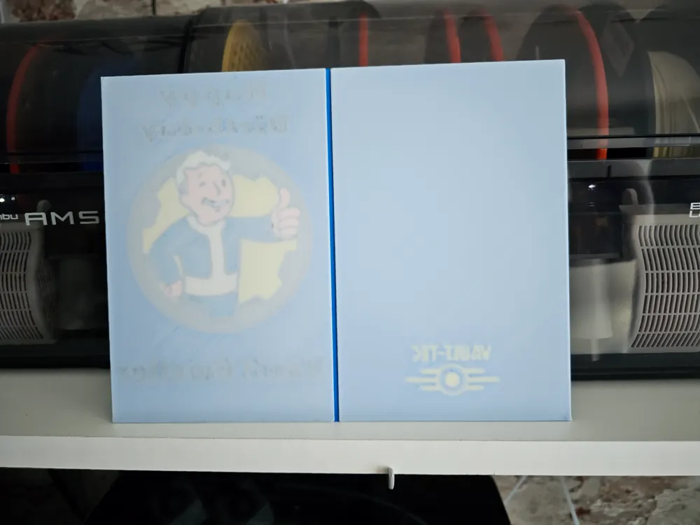 Fallout birthday card by ID_Tag - MakerWorld