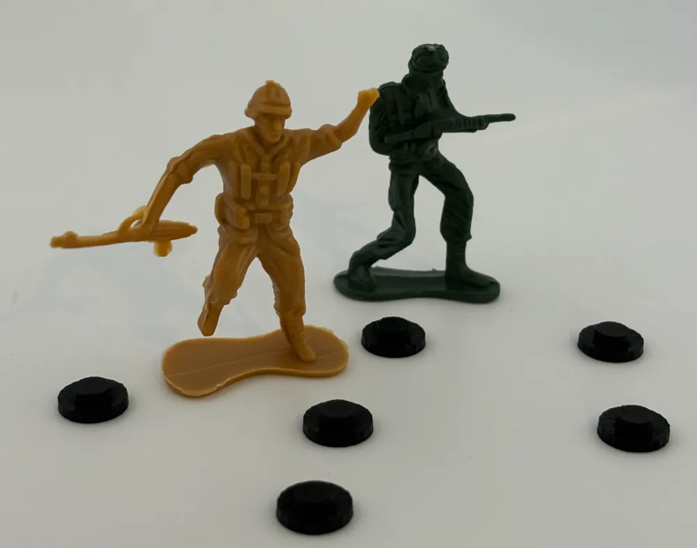 Mines for toy soldiers by ToySoldierFactory - MakerWorld