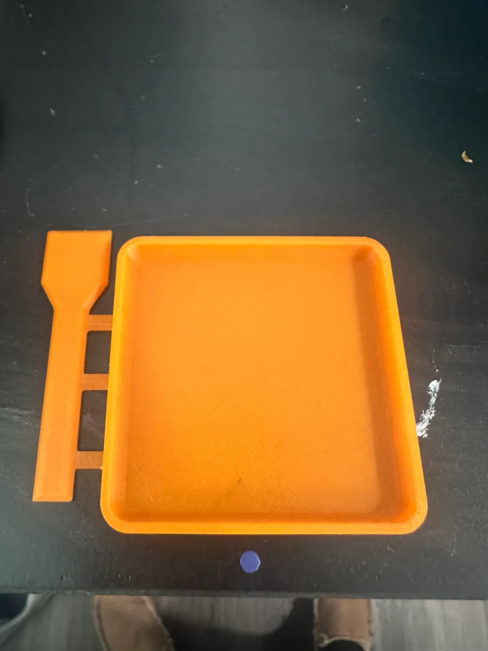 Mini Mixing tray with spatula by Imagination Dynamics - MakerWorld