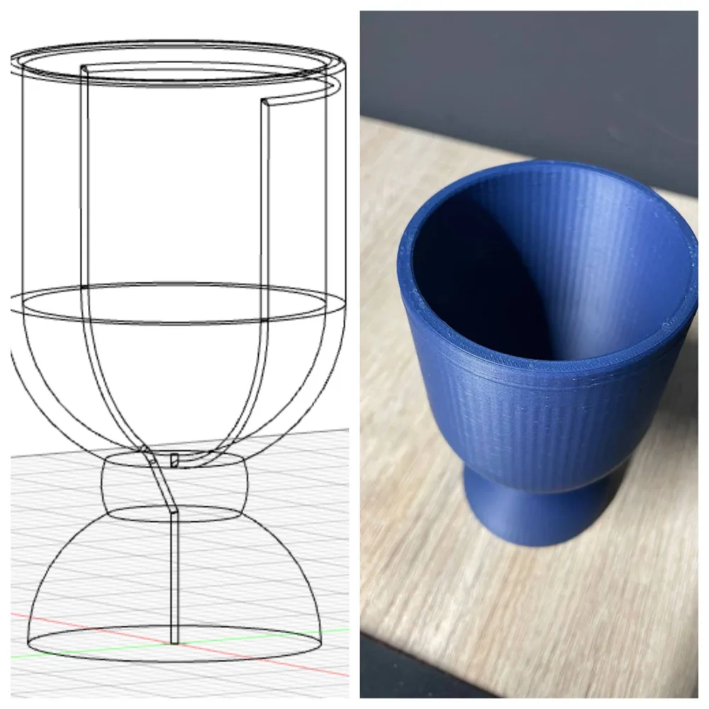 Pythagorean cup - Greedy Cup by ptr - MakerWorld