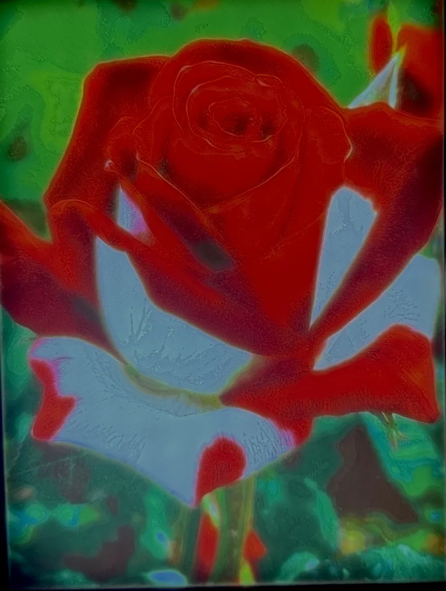 Rose Lithophane by GregR MakerWorld: Download Free 3D Models
