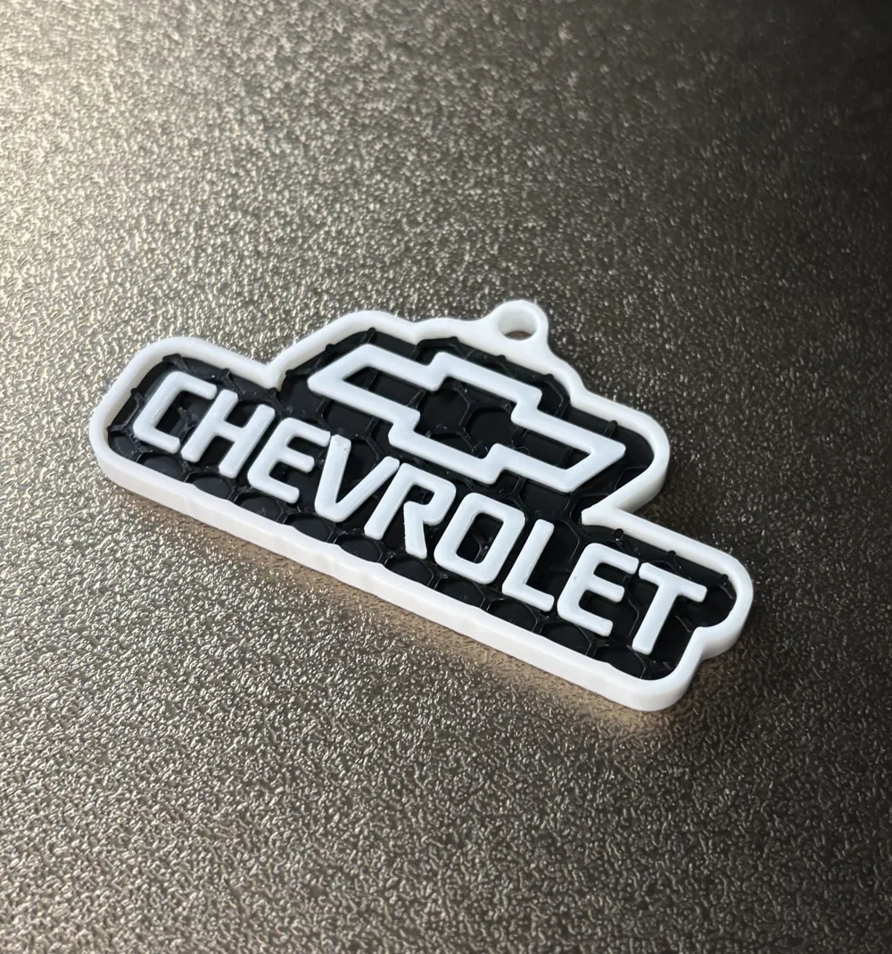 Chevrolet Keychain - Free 3D Print Model - MakerWorld