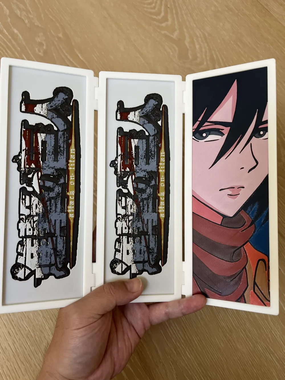 Triptych Display: Attack on Titan - Free 3D Print Model - MakerWorld