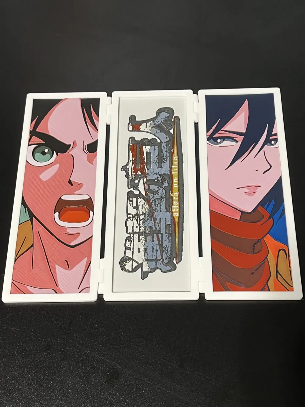 Triptych Display: Attack on Titan - Free 3D Print Model - MakerWorld
