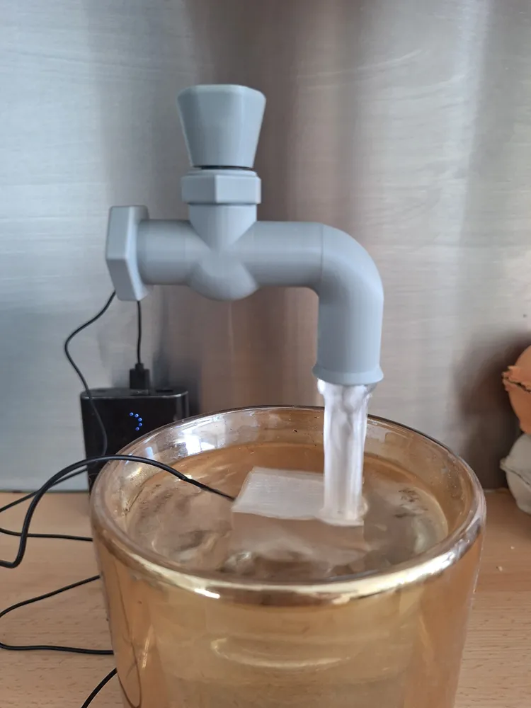 Floating faucet - Free 3D Print Model - MakerWorld