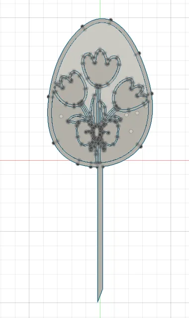 happy-easter-egg-flowers-stake by peter.st - MakerWorld