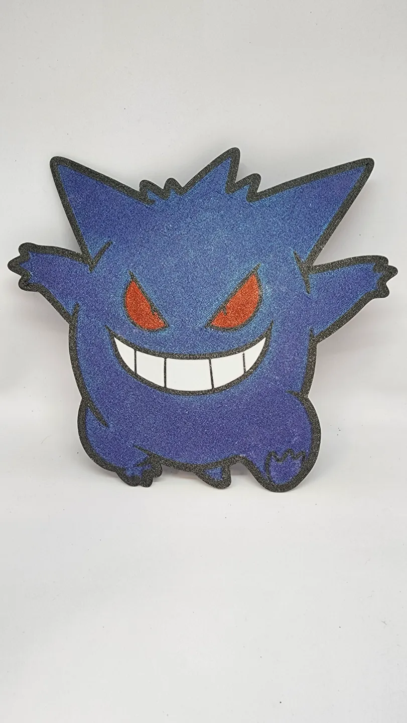 Gengar Wall Art by bearswampdesigns - MakerWorld