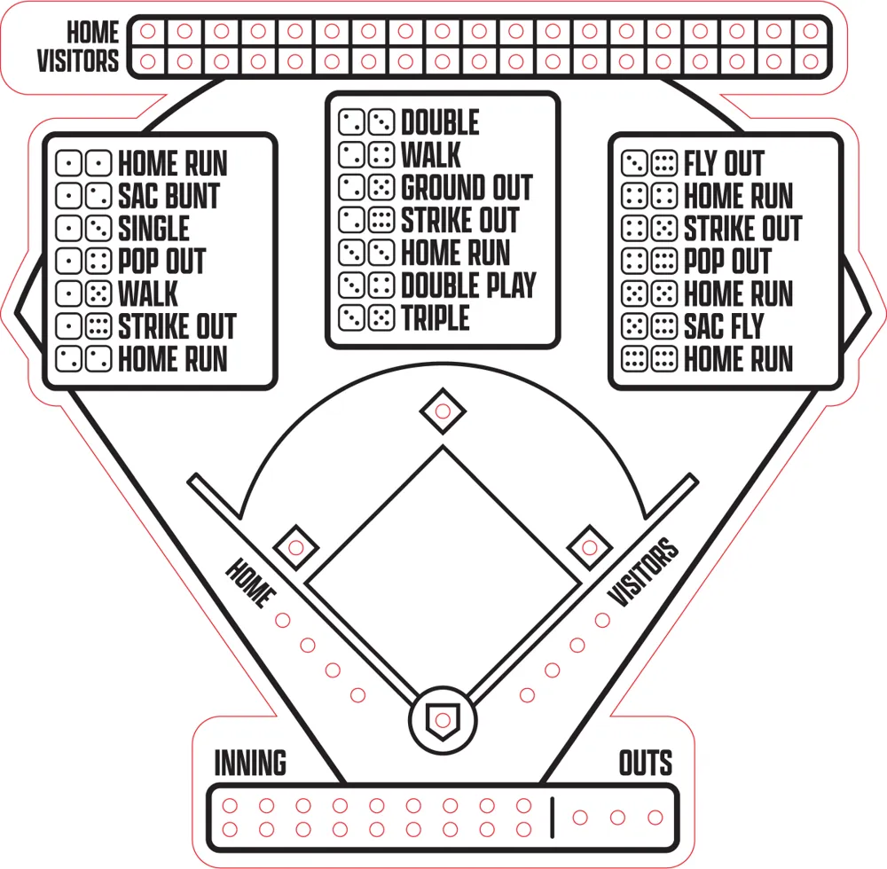 Dice Baseball by Georg MakerWorld: Download Free 3D Models