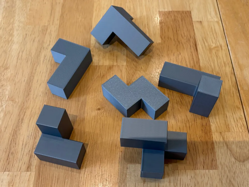 6 Piece 3D Cube Logic Puzzle by Fun&Functional MakerWorld: Download ...