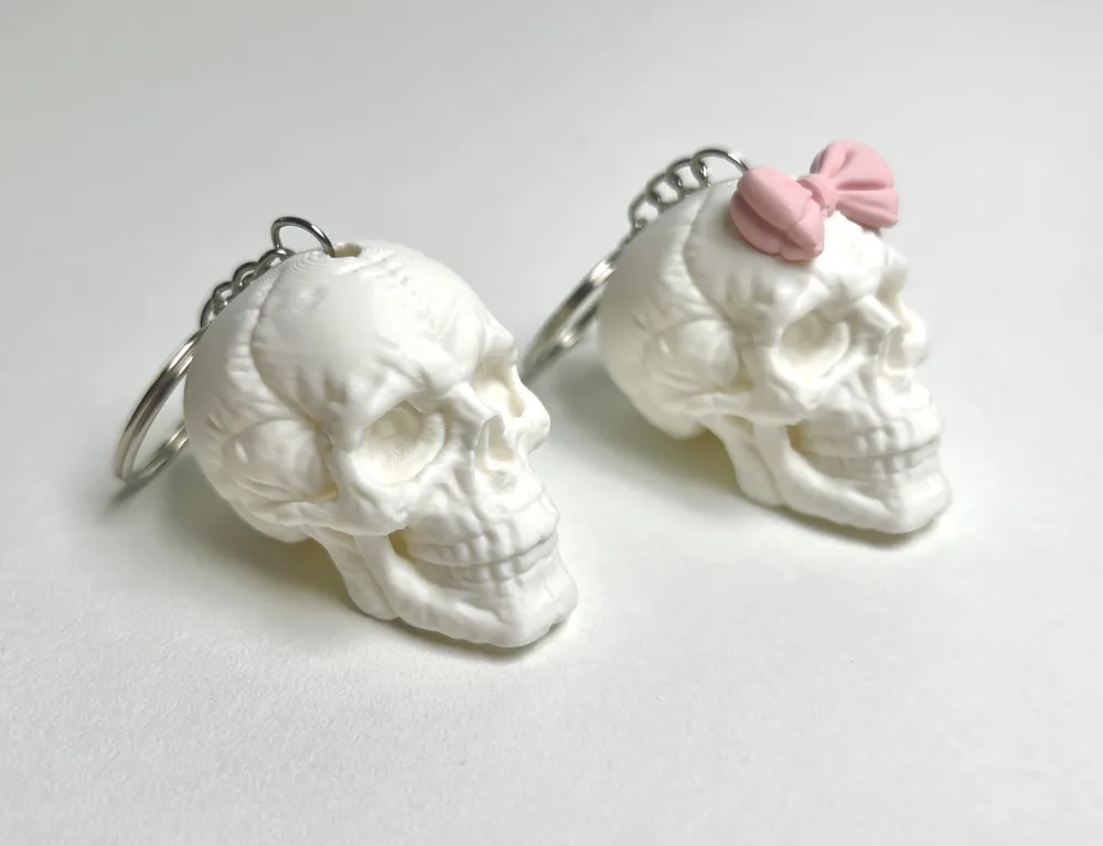 Puffy Skull Keychain by A_ilterish MakerWorld: Download Free 3D Models