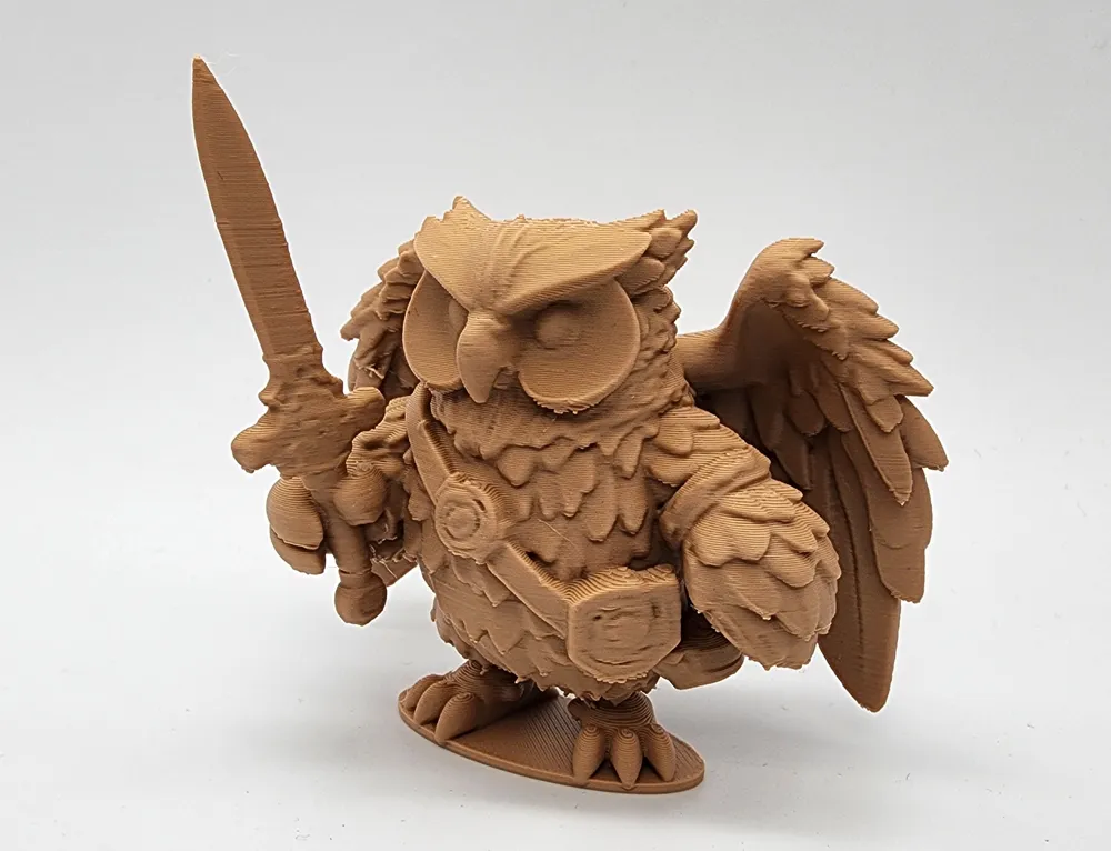 The Warrior - Owls & Dragons by Triple G Workshop MakerWorld: Download Free 3D Models