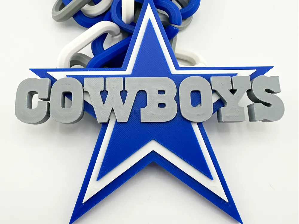 Cowboys Fan Necklace - Just Medallion by MrHotcakes MakerWorld ...
