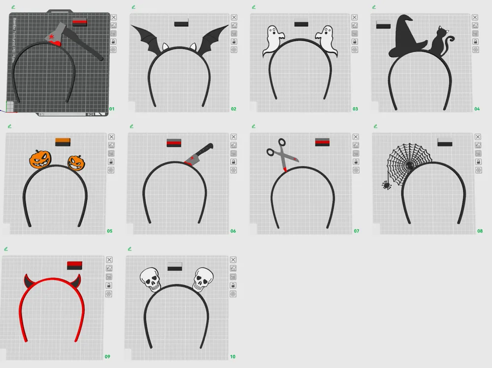 Halloween Headband - Free 3D Print Model - MakerWorld