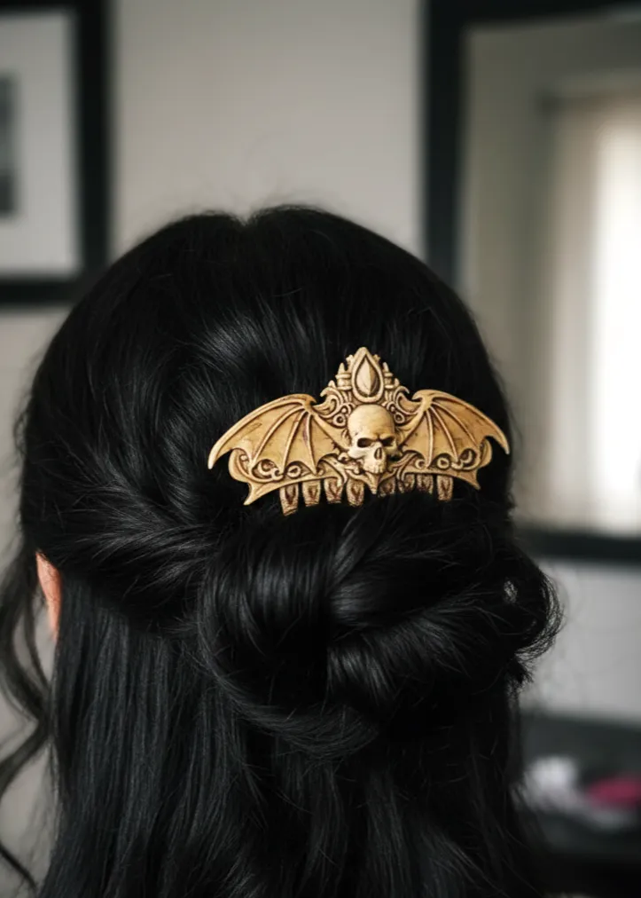 Gothic Hair Clip - Free 3D Print Model - MakerWorld