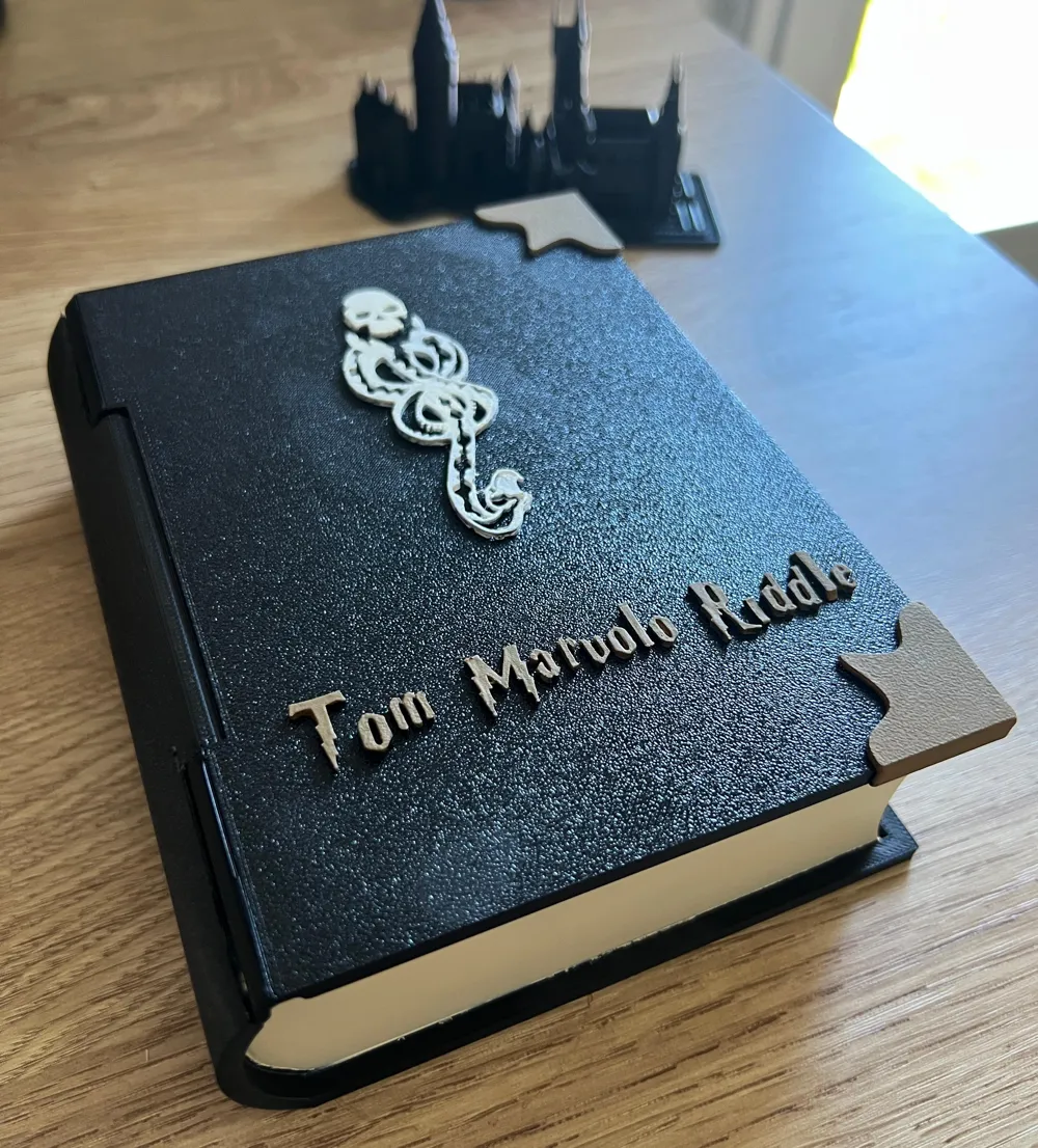 Voldemort Diary-Box - Free 3D Print Model - MakerWorld