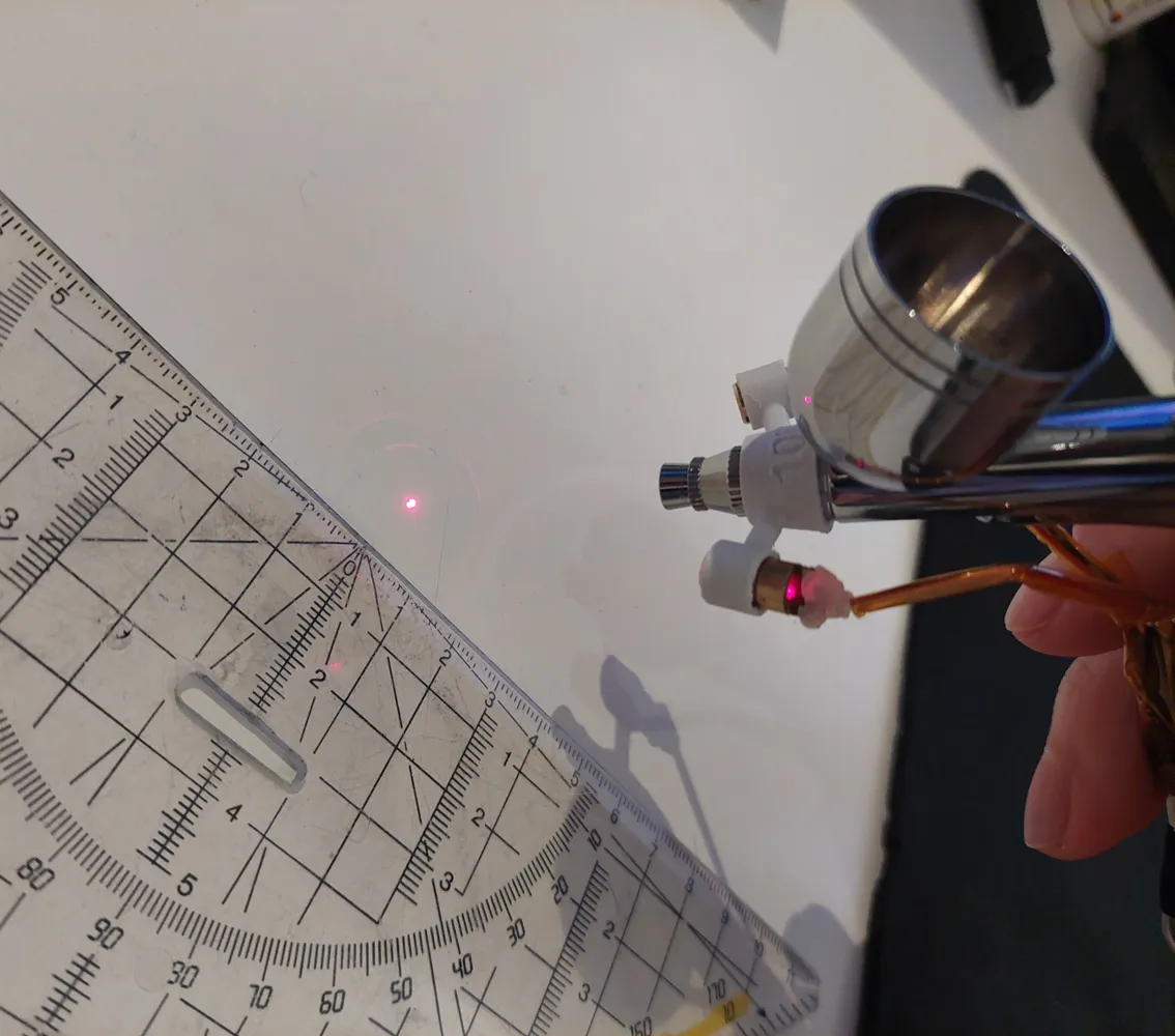 Ajuda de mira a laser para aerógrafo Fengda/Timbertech - Modelo ...