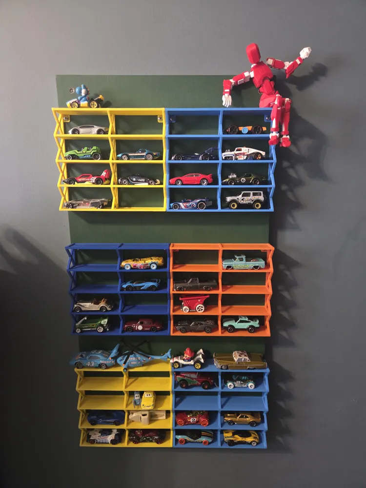 Hot Wheels Monster Truck Toy Display Shelf - Free 3D Print Model ...