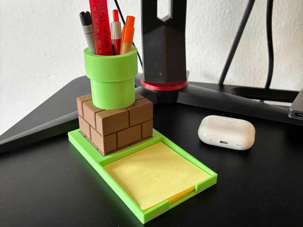 Super Mario Desk Organizer / Pen Holder by Rianski Schipanski - MakerWorld