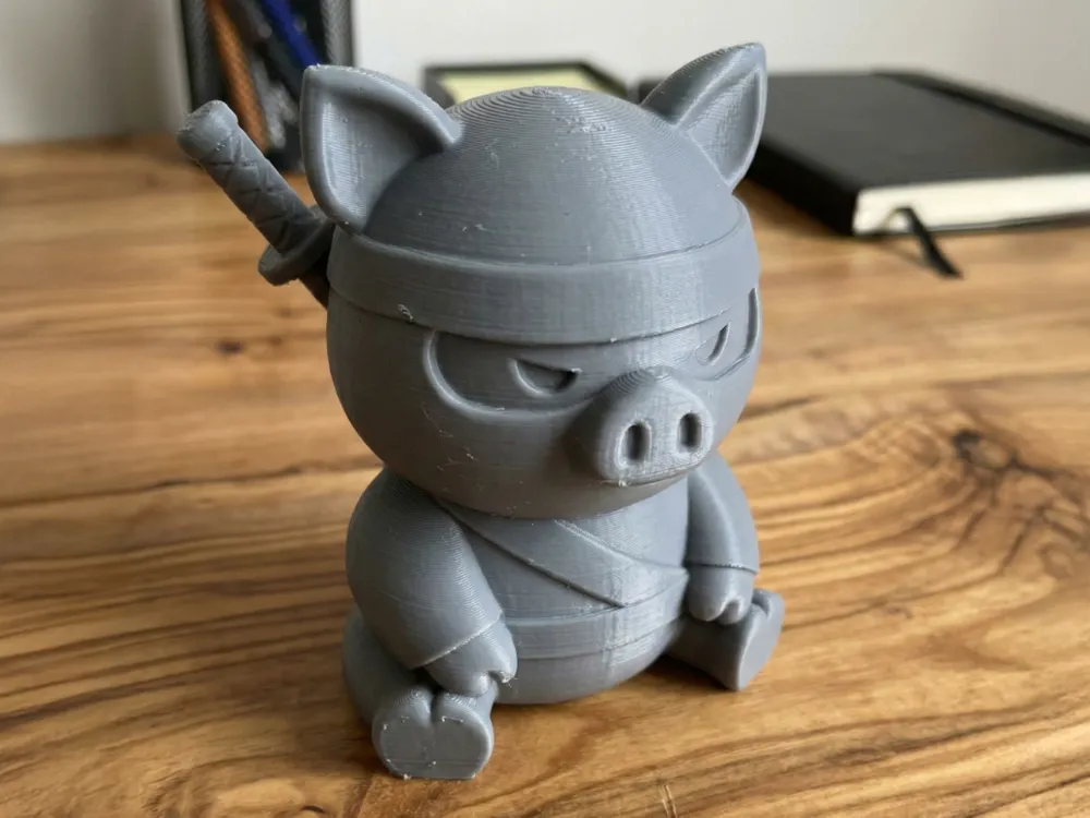 Ninja Pig - Free 3D Print Model - MakerWorld