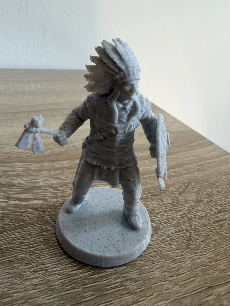 Native American Warrior - Free 3D Print Model - MakerWorld