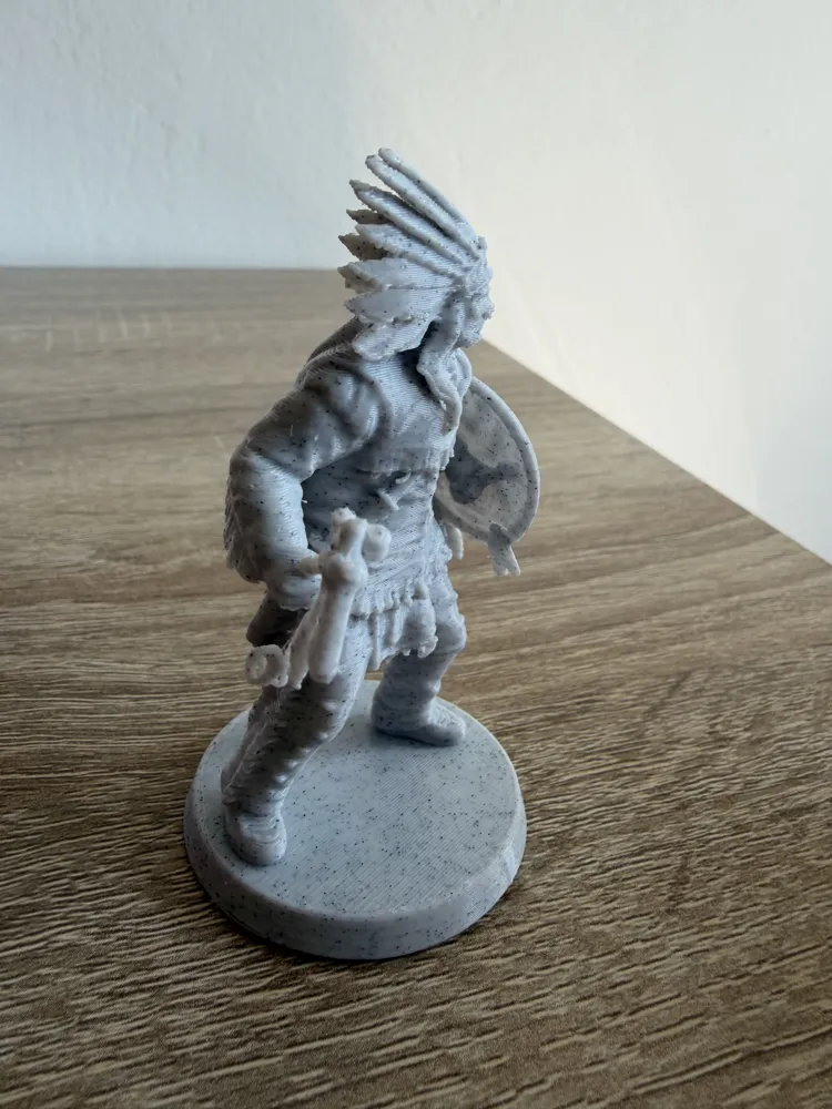 Native American Warrior - Free 3D Print Model - MakerWorld