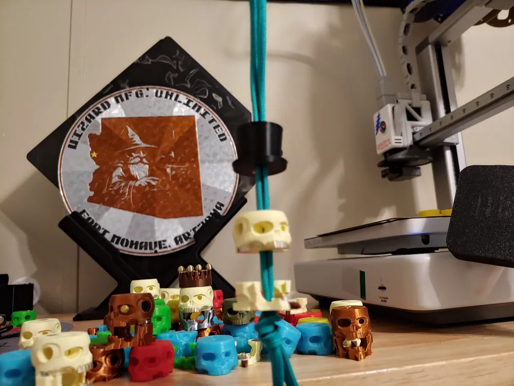 Modular Magnetic Fidget Skull Bead - Free 3D Print Model - MakerWorld