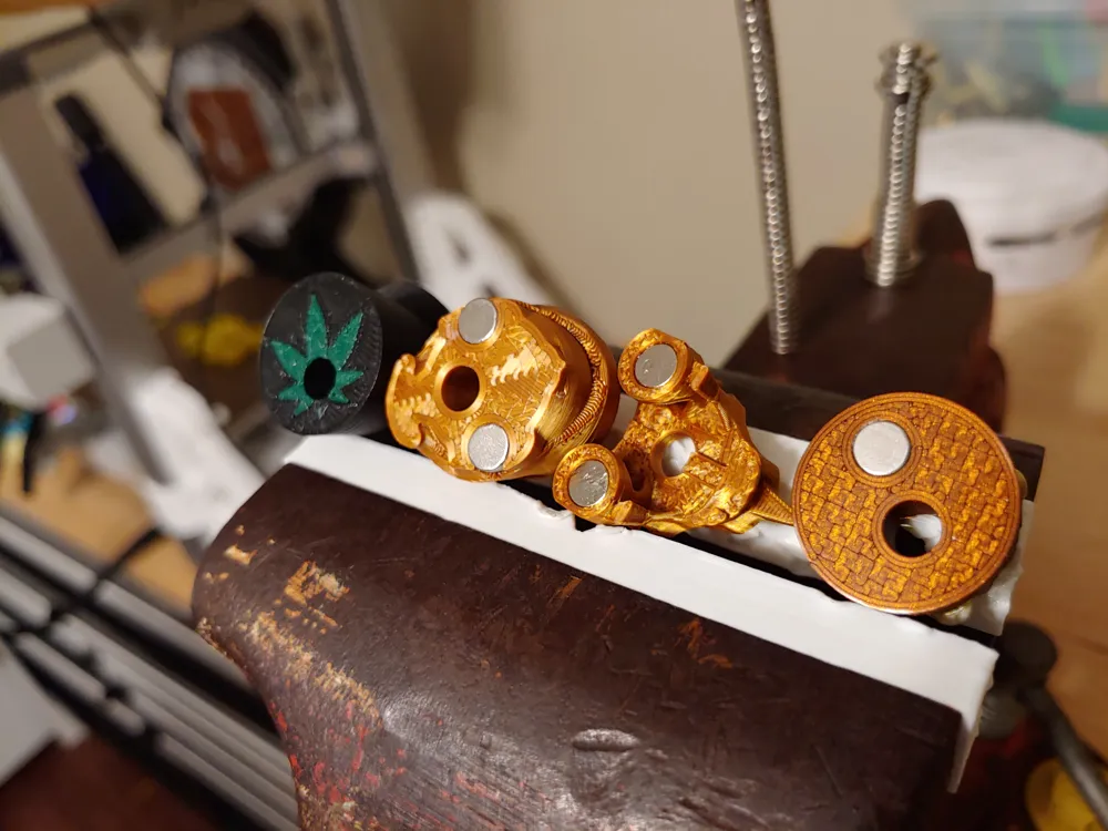 Modular Magnetic Fidget Skull Bead - Free 3D Print Model - MakerWorld
