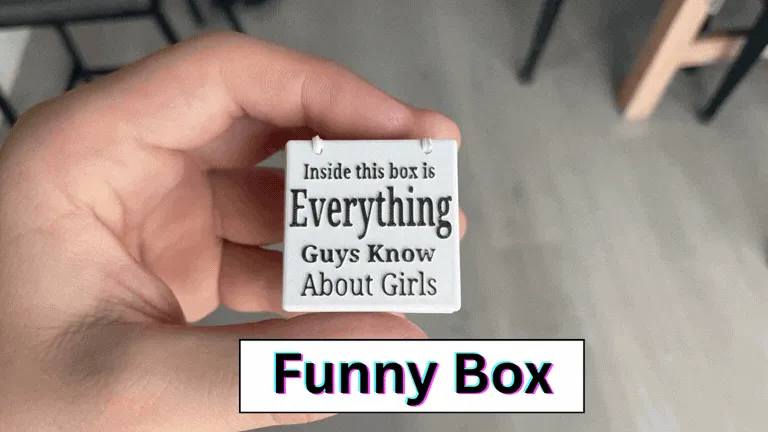Funny Joke Box - Free 3D Print Model - MakerWorld