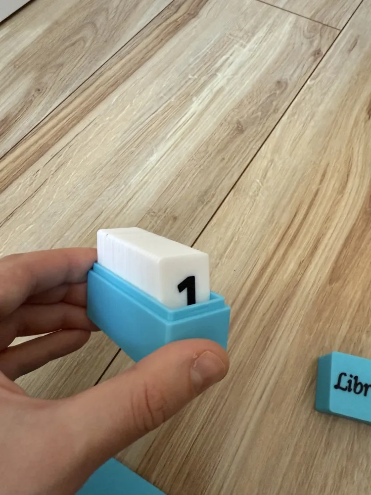 Books Library Tracker – 3D Printable Tally Counter by 3D PIOTR ...