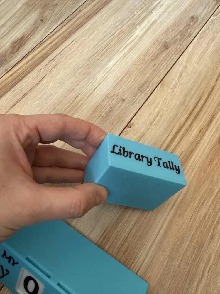 Books Library Tracker – 3D Printable Tally Counter by 3D PIOTR ...